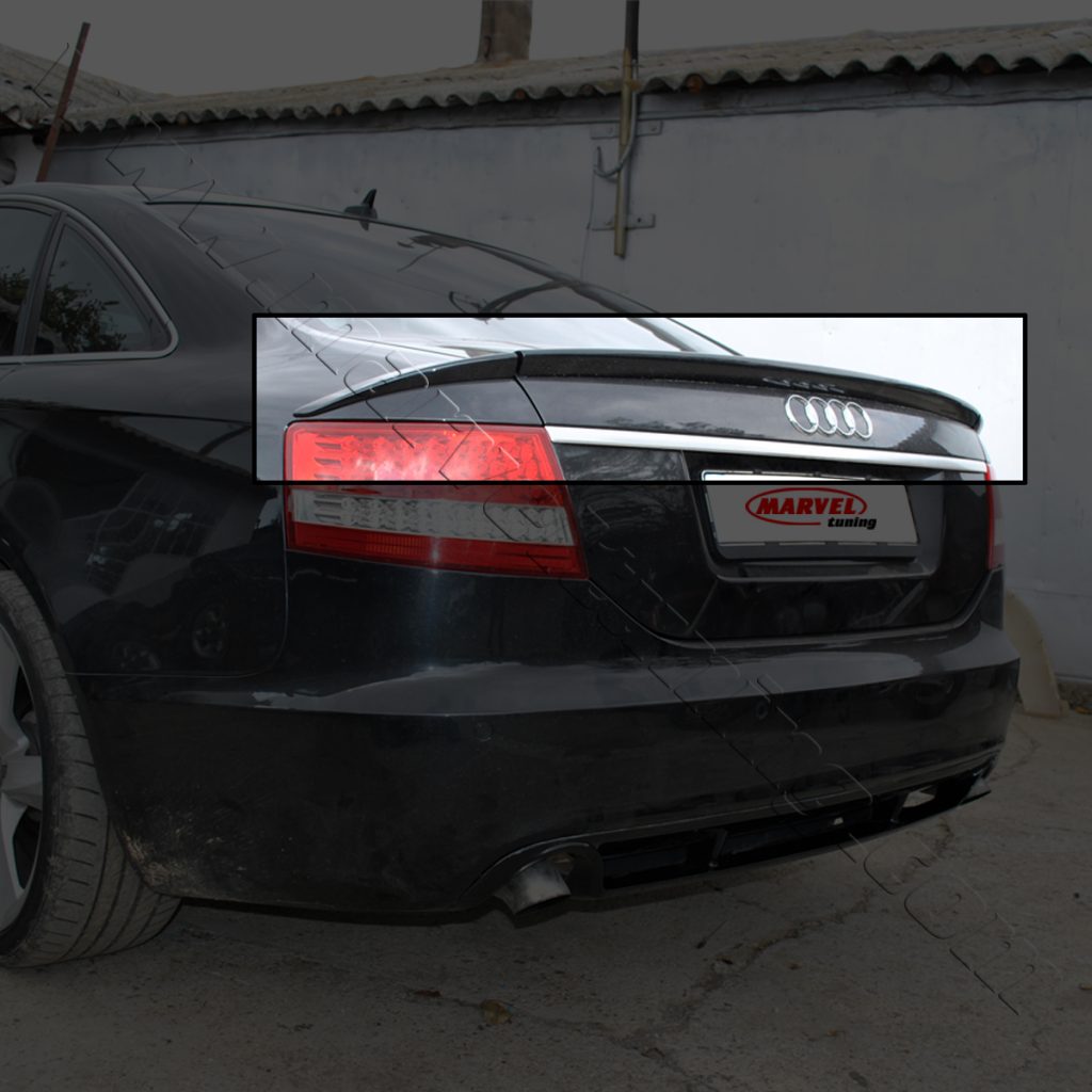 Rear Boot Spoiler 3-pieces AUDI A6 C6 #010719 – Marvel Tuning