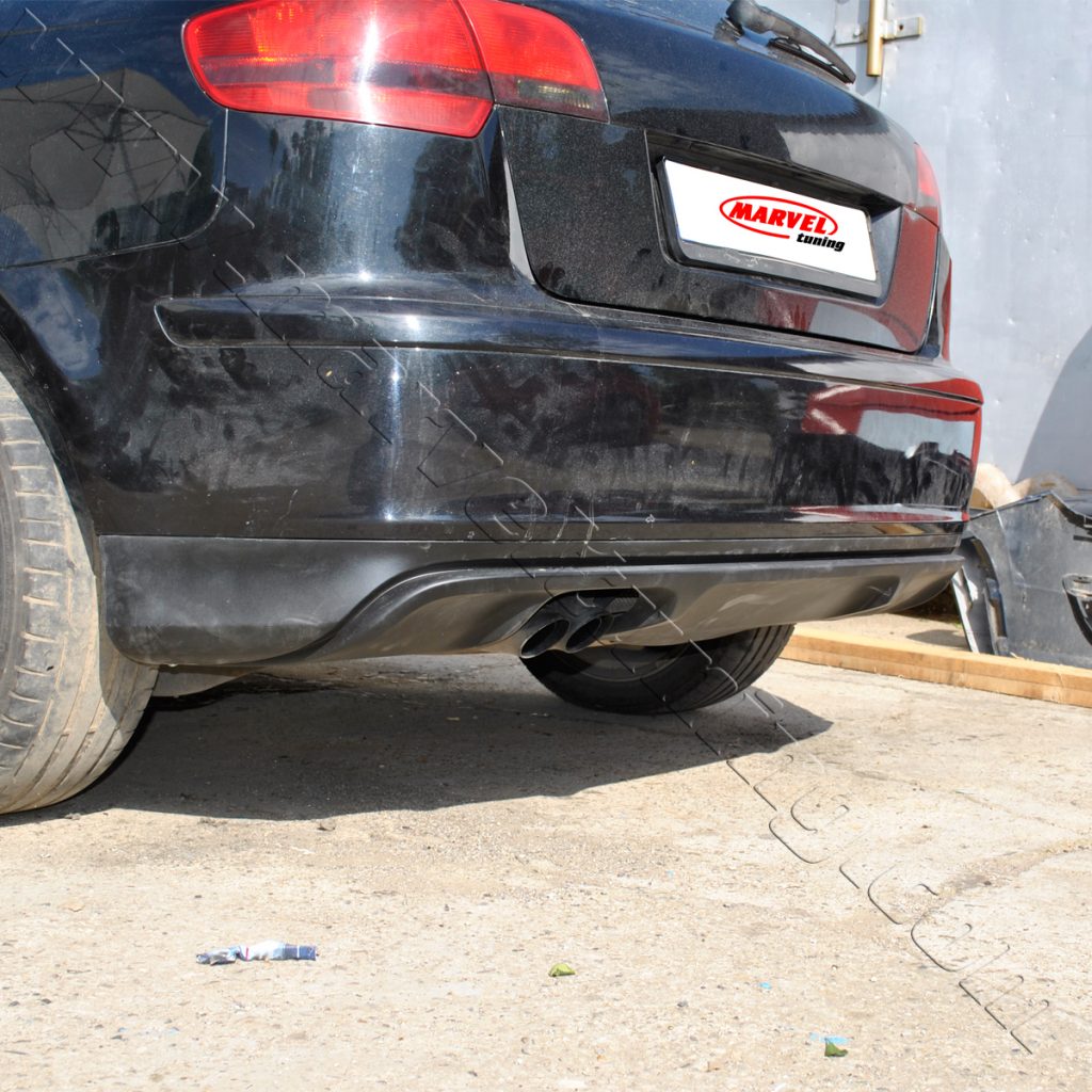 Rear Bumper Spoiler type S3 for AUDI A3 8P Sportback #010527 – Marvel ...