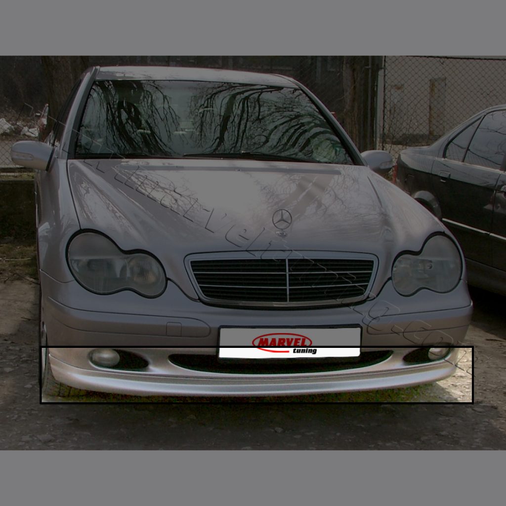 Front Bumper Spoiler MERCEDES C-class W203 Classic #100303 – Marvel Tuning