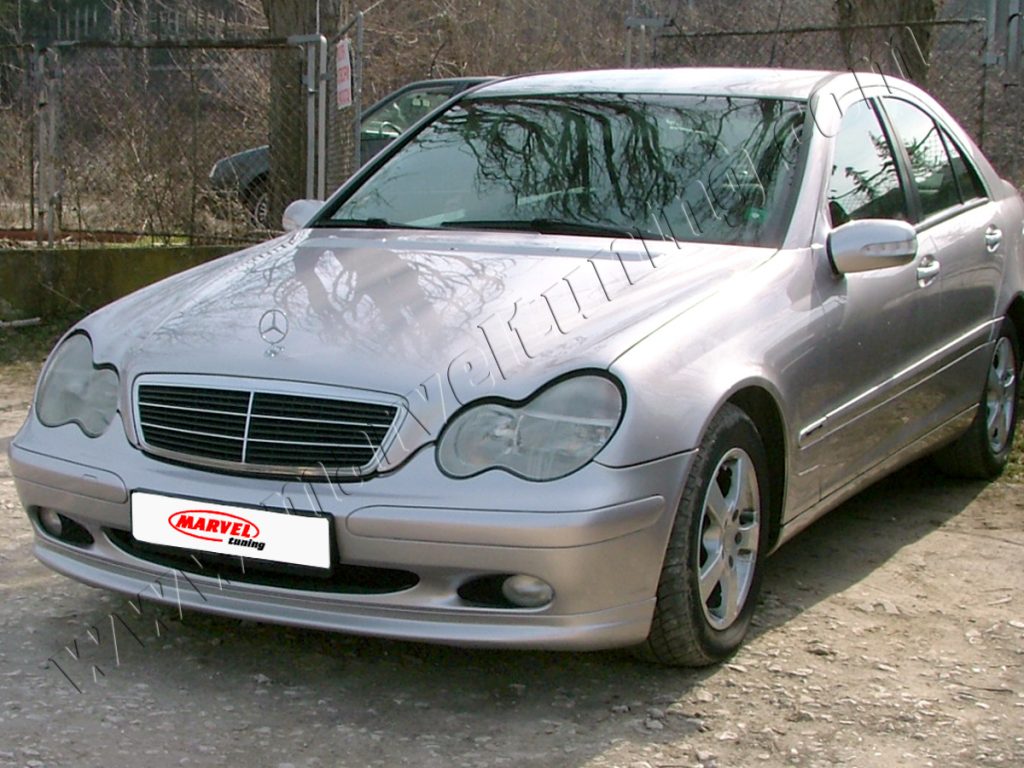 Front Bumper Spoiler MERCEDES C-class W203 Classic #100303 – Marvel Tuning