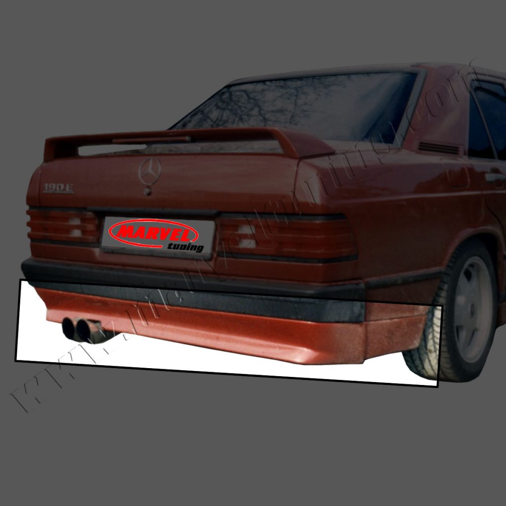 Rear Bumper Spoiler Mercedes 190 W201 pre-facelift #100503 – Marvel Tuning