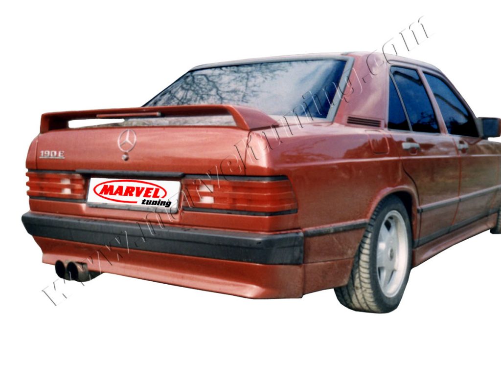 Rear Bumper Spoiler Mercedes 190 W201 pre-facelift #100503 – Marvel Tuning