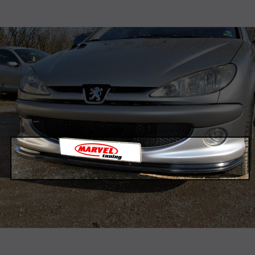Front Bumper Spoiler PEUGEOT 206 FACELIFT #130212 – Marvel Tuning