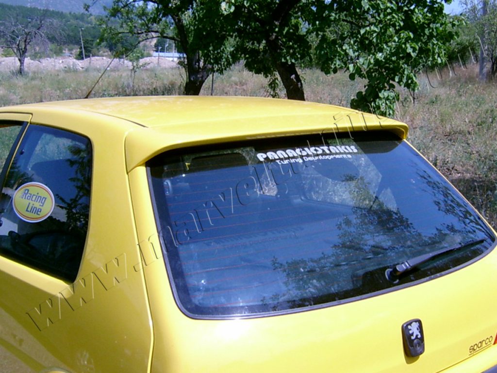 Rear Roof Spoiler Peugeot 106 #130102 – Marvel Tuning