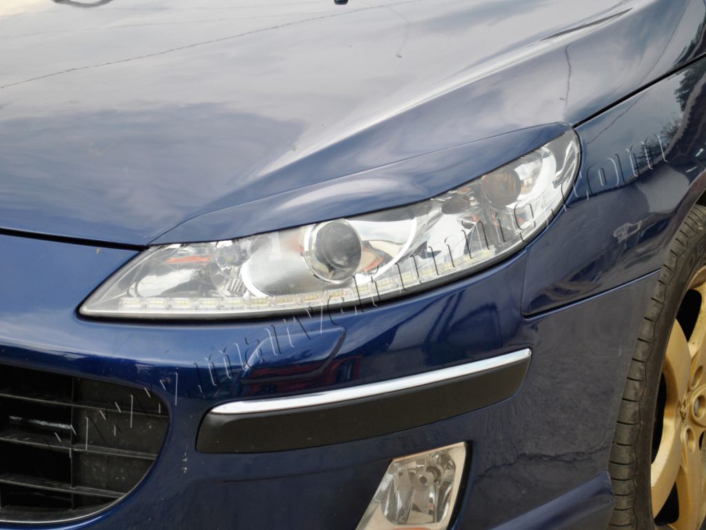 Headlights Eyebrows Peugeot 407 #130403 – Marvel Tuning