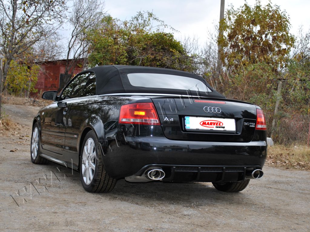 Rear Bumper Spoiler Diffuser Audi A4 B6/B7 Cabriolet #011306 – Marvel ...