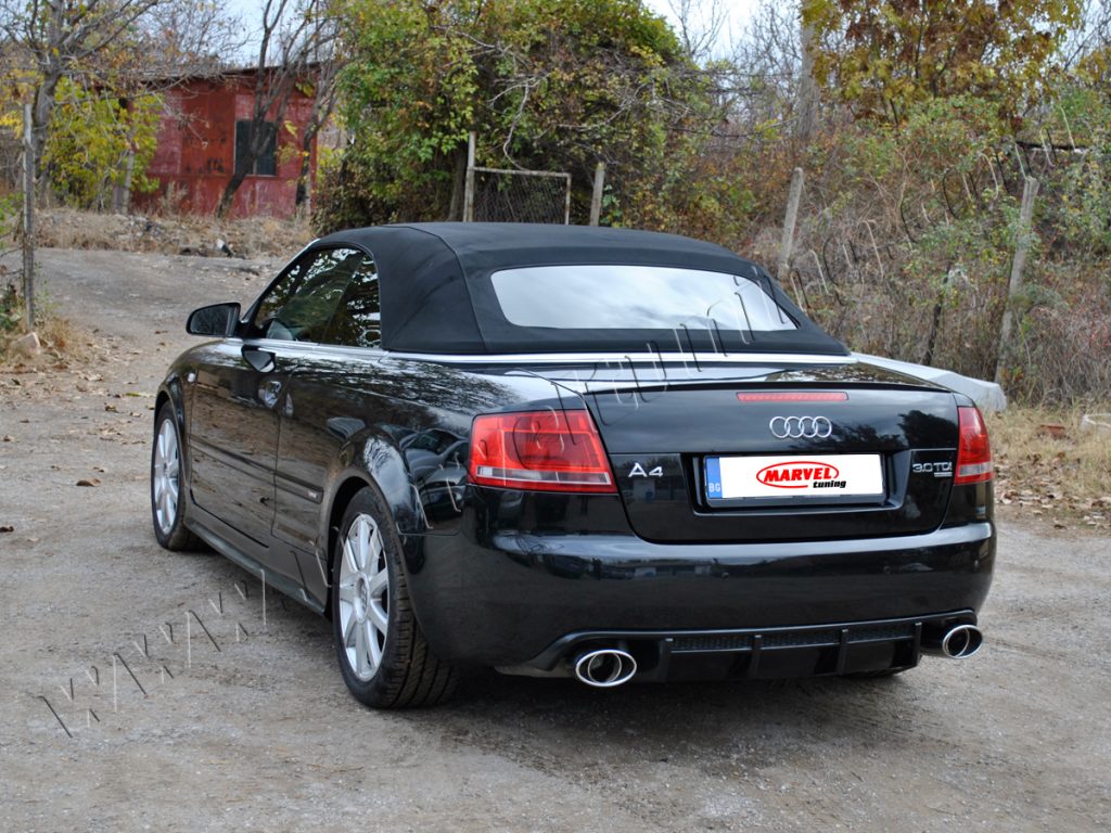 Rear Bumper Spoiler Diffuser Audi A4 B6/B7 Cabriolet #011306 – Marvel ...