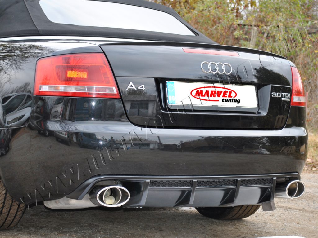 Rear Bumper Spoiler Diffuser Audi A4 B6/B7 Cabriolet #011306 – Marvel ...