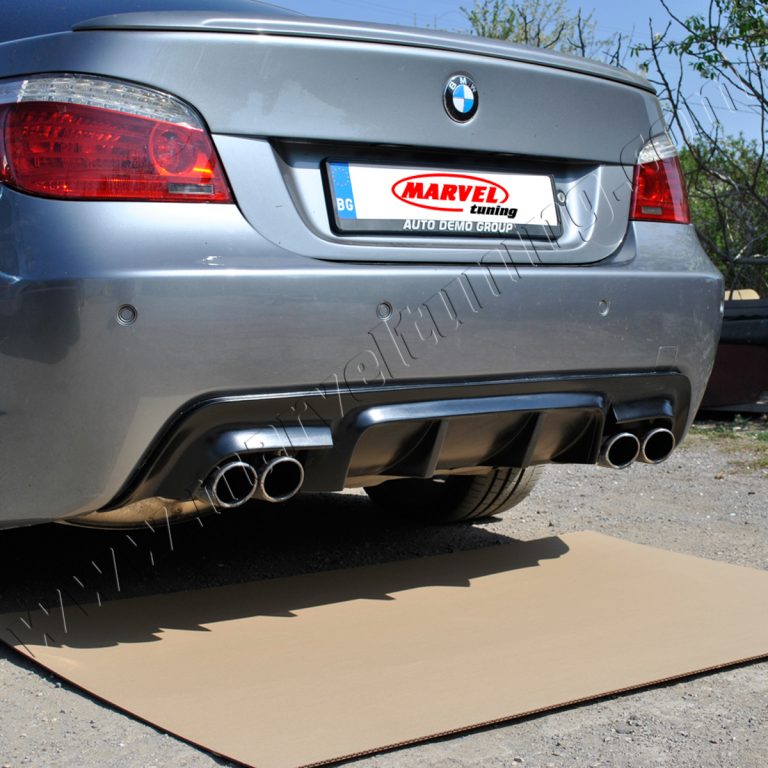 Rear Bumper Spoiler Diffuser BMW E60 M-TECH #020714 – Marvel Tuning