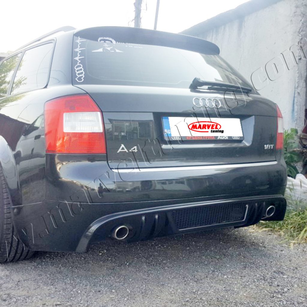Rear Bumper Spoiler Audi A4 B6 Avant #010639 – Marvel Tuning