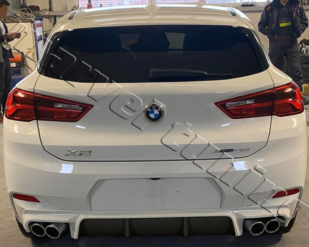Rear Bumper Spoiler Diffuser BMW X2 F39 #022102 – Marvel Tuning