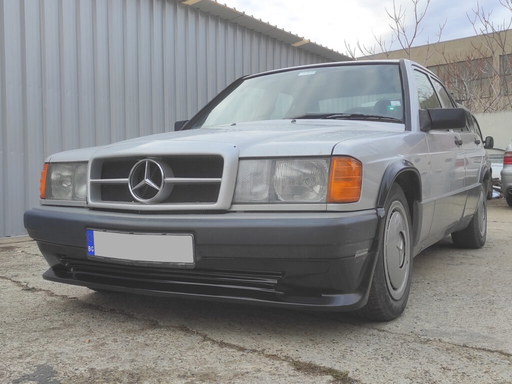 Front Bumper Spoier MERCEDES 190 Facelift W201 #100509 – Marvel Tuning