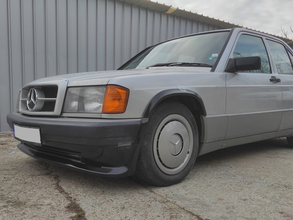 Front Bumper Spoier MERCEDES 190 Facelift W201 #100509 – Marvel Tuning