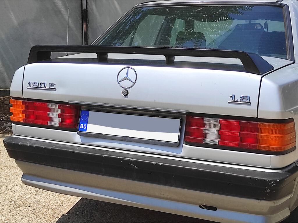 Rear Boot Spoiler Mercedes 190 W201 #100510 – Marvel Tuning