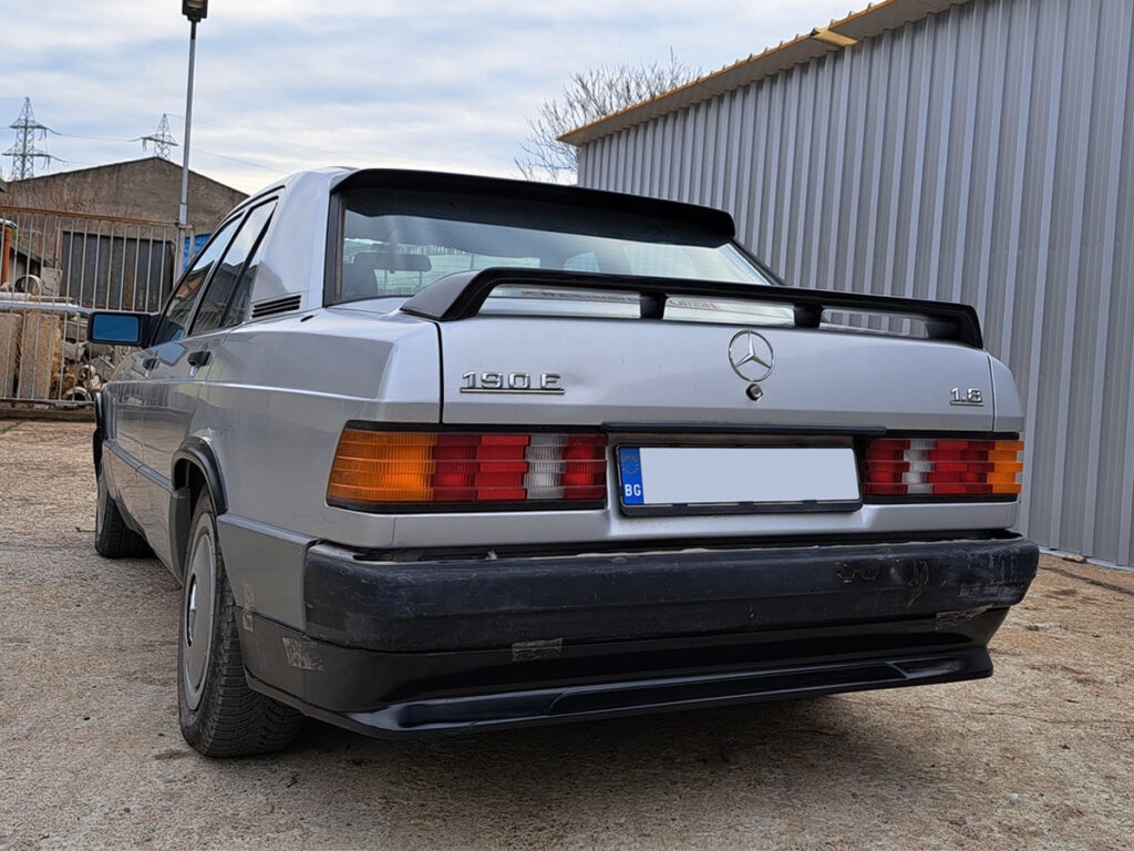 Rear Bumper Spoiler Mercedes 190 W201 facelift #100512 – Marvel Tuning