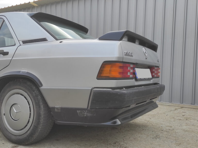 Rear Bumper Spoiler Mercedes 190 W201 facelift #100512 – Marvel Tuning