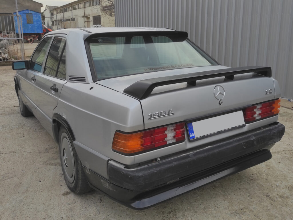 Rear Bumper Spoiler Mercedes 190 W201 facelift #100512 – Marvel Tuning