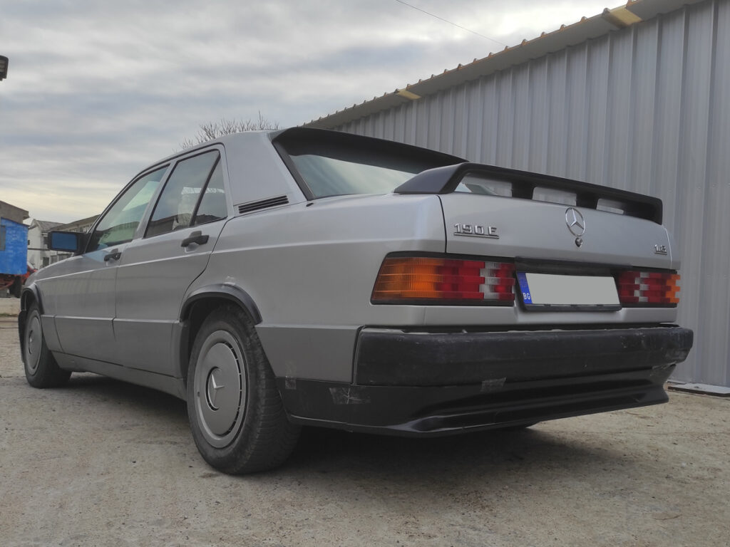 Rear Bumper Spoiler Mercedes 190 W201 facelift #100512 – Marvel Tuning