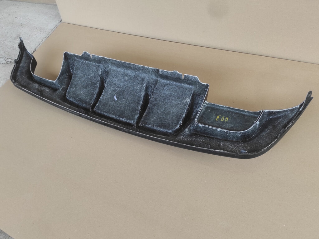 Rear Bumper Spoiler Diffuser BMW E60 M-TECH with one exhaust #0207 ...